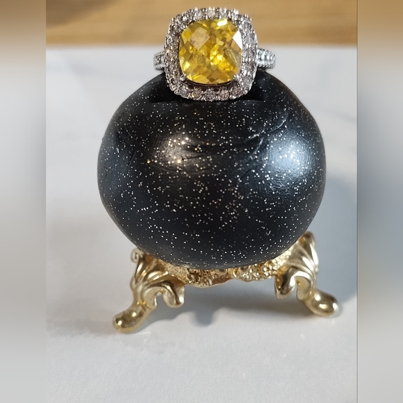 Jewelry | Yellow Crystal Ring | Poshmark